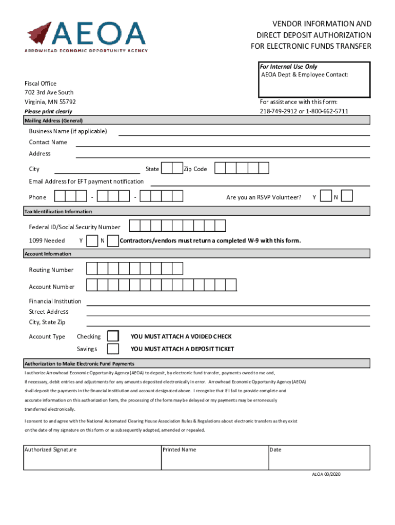 Fillable Online Direct Deposit Form 2021.xlsx Fax Email Print - pdfFiller