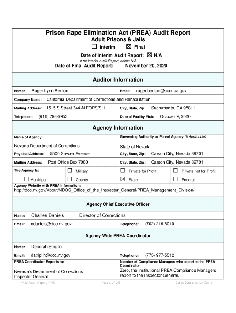 Fillable Online doc nv doc.nv.gov uploadedFiles docnvgovPrison Rape ...