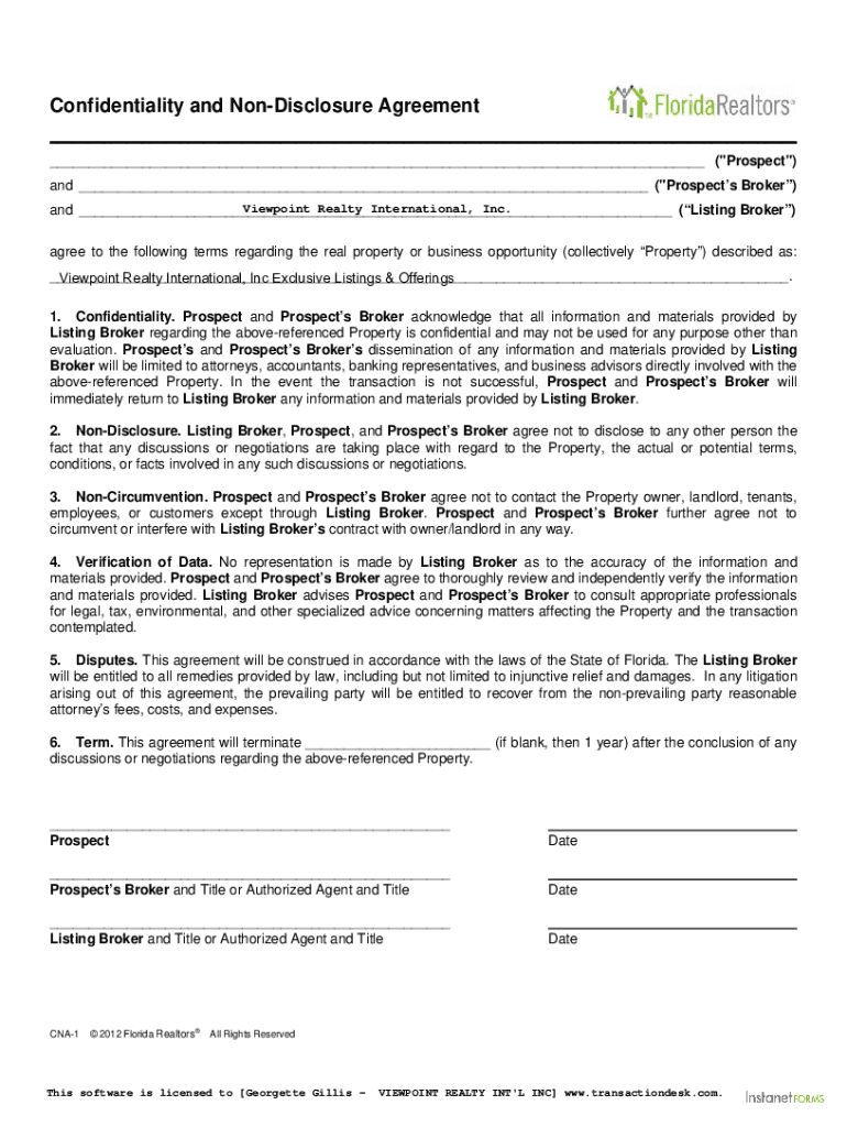 Fillable Online Sample Confidentiality Agreement (NDA ...