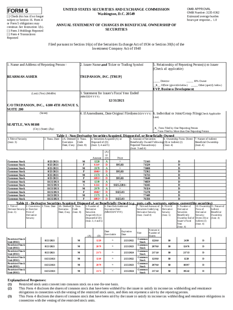1845da.docx - SEC 4 4 Check this box if no longer subject to ... Doc ...