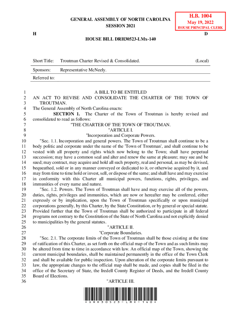 Fillable Online H.B. 1004 Fax Email Print - pdfFiller