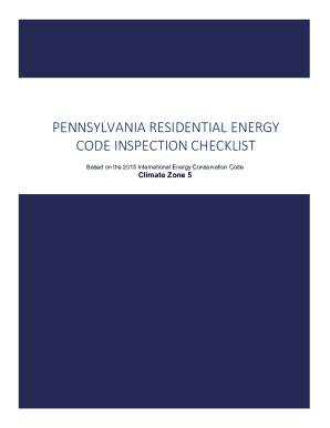 Fillable Online 2 Res Energy Inspection Checklist - CZ5 Fax Email Print ...