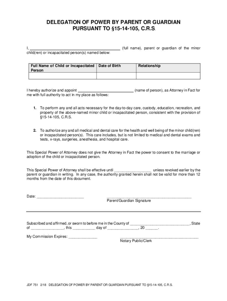 2018 2024 Form CO JDF 751 Fill Online Printable Fillable Blank 