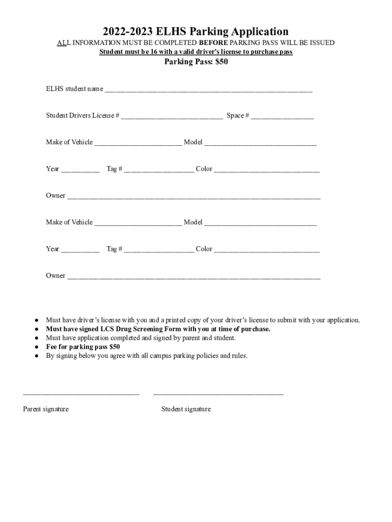 Fillable Online 2022-2023 parking pass registration Form (1).docx Fax ...