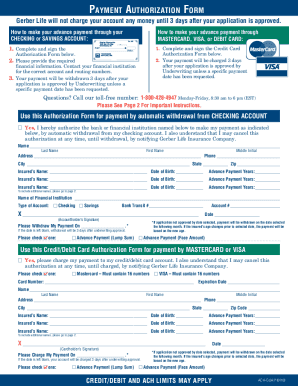 Fillable Online Top 209 Gerber Life Insurance Reviews ...