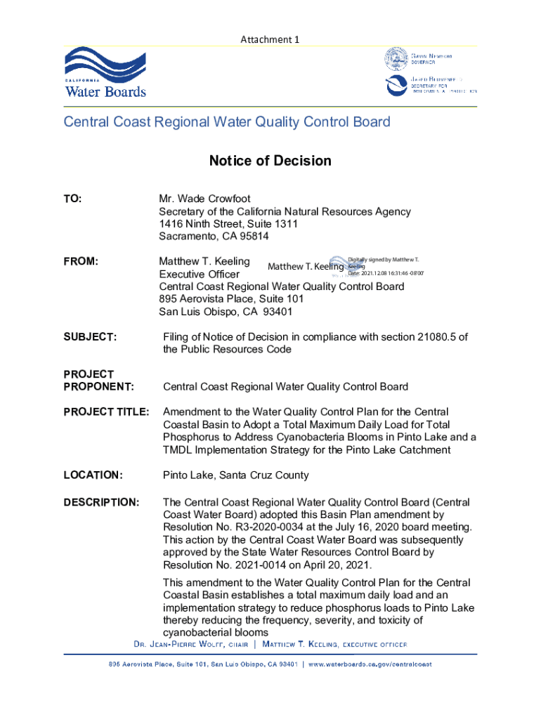 Fillable Online resources ca resources.ca.gov-mediaCentral Coast Regional Water Quality Control ...
