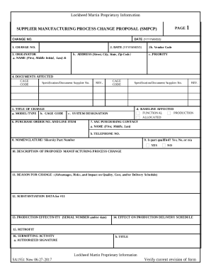 Engineering Change Proposal. DD 1693 Doc Template | pdfFiller