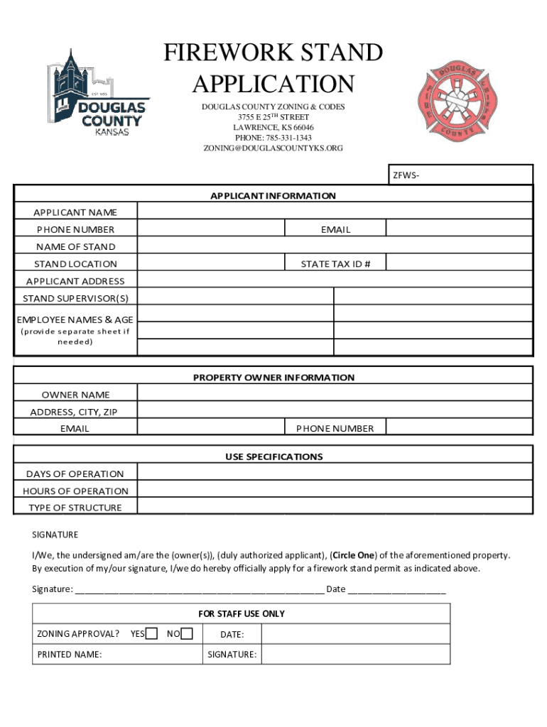 Fillable Online www.douglascountyks.org depts zoning-and-codesLesa System (excel) Douglas County ...