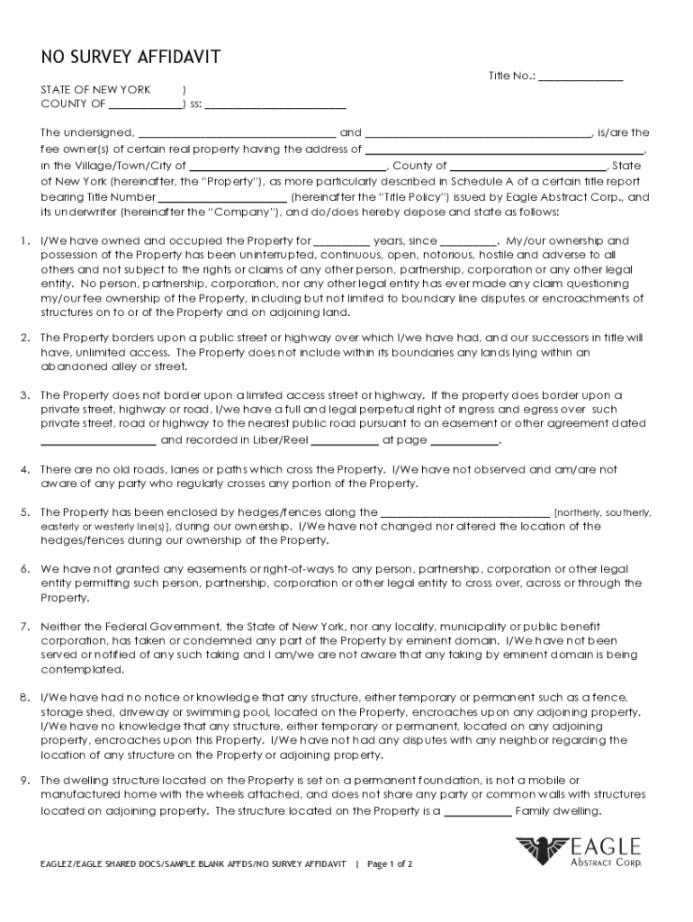 Fillable Online Small Estate Affidavit - DIY FormsNY CourtHelp - Judiciary of New York Fax Email ...