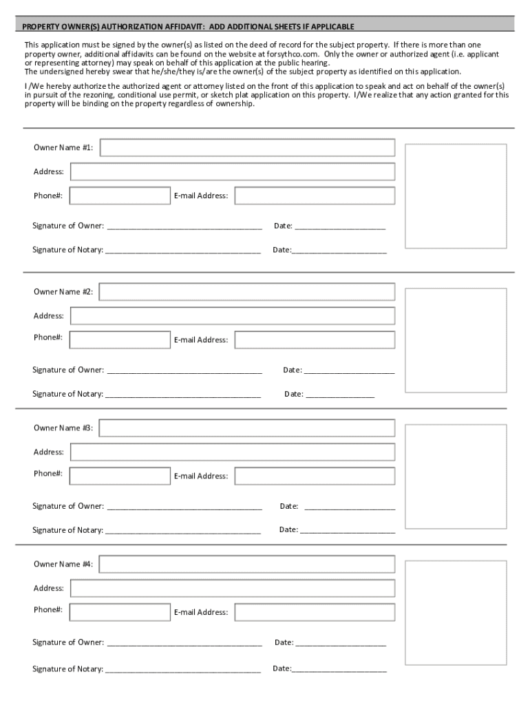 Fillable Online 18+ Property Authorization Letter Templates in PDFDOC ...