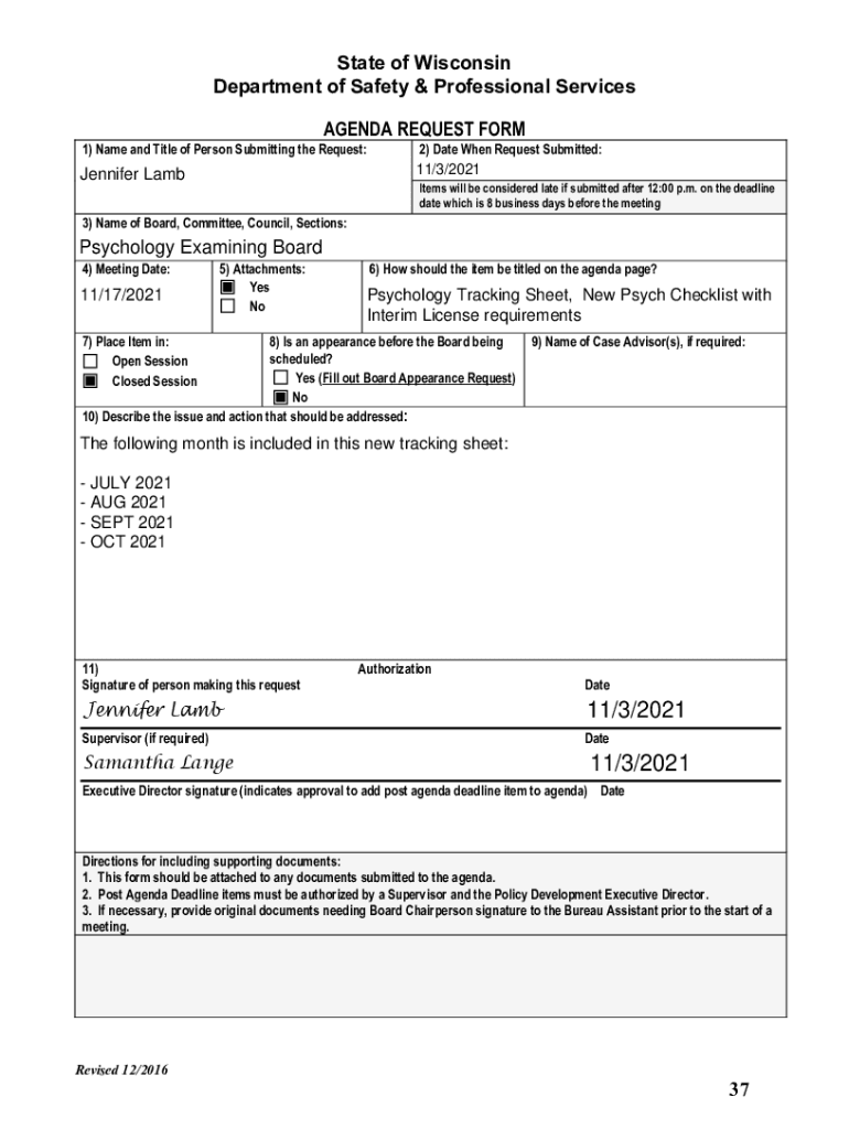 Fillable Online dsps wi DSPS Contact Us Fax Email Print - pdfFiller