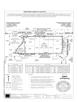 Fillable Online CERTIFIED SURVEY MAP NO. - Madison, Wisconsin Fax Email Print - pdfFiller