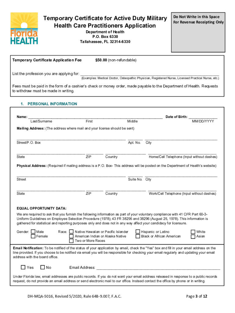 Fillable Online flhealthsource.govfilesValorFlorida Department of ...