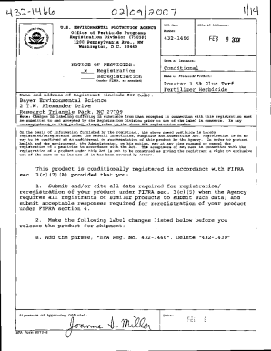 Fillable Online U.S. EPA, Pesticide Product Label, RONSTAR 1.5% PLUS ...