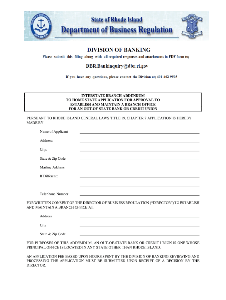 Fillable Online dbr ri State of Rhode Island and Providence Plantations ...