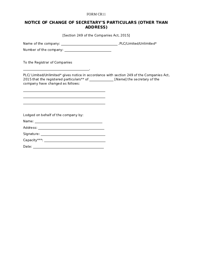 registrar of companies mauritius downloadable s Doc Template | pdfFiller