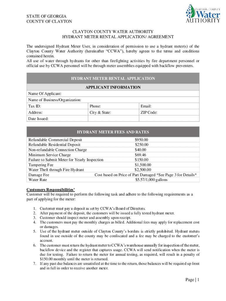 Fillable Online www.ccwa.uswp-contentuploadsSTATE OF GEORGIA COUNTY OF CLAYTON CLAYTON COUNTY ...