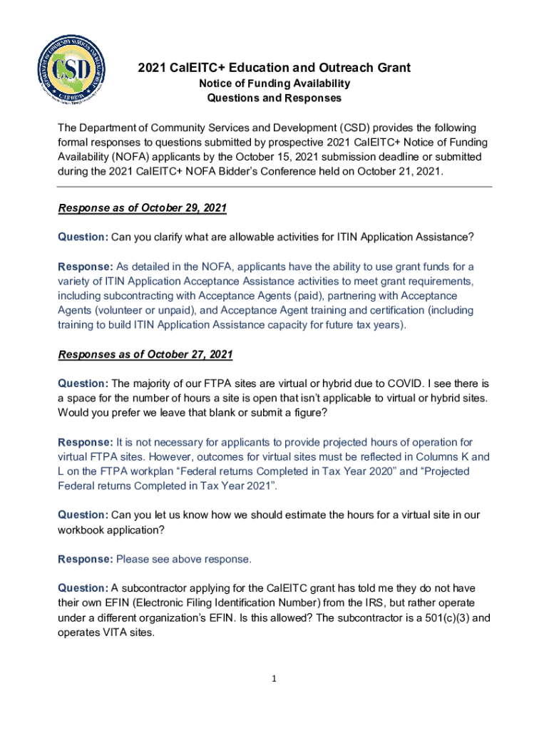 Fillable Online California Earned Income Tax Credit Questions and ...