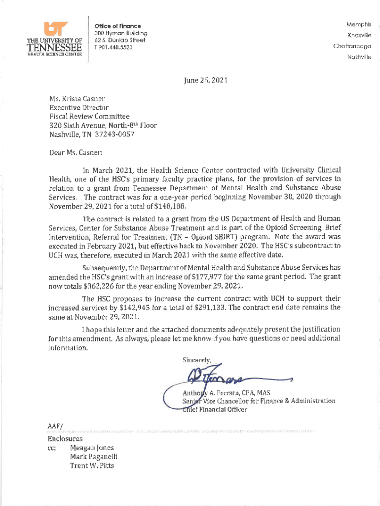 Fillable Online capitol.tn.gov Archives JointCONTRACT #2 RFS # NA ...