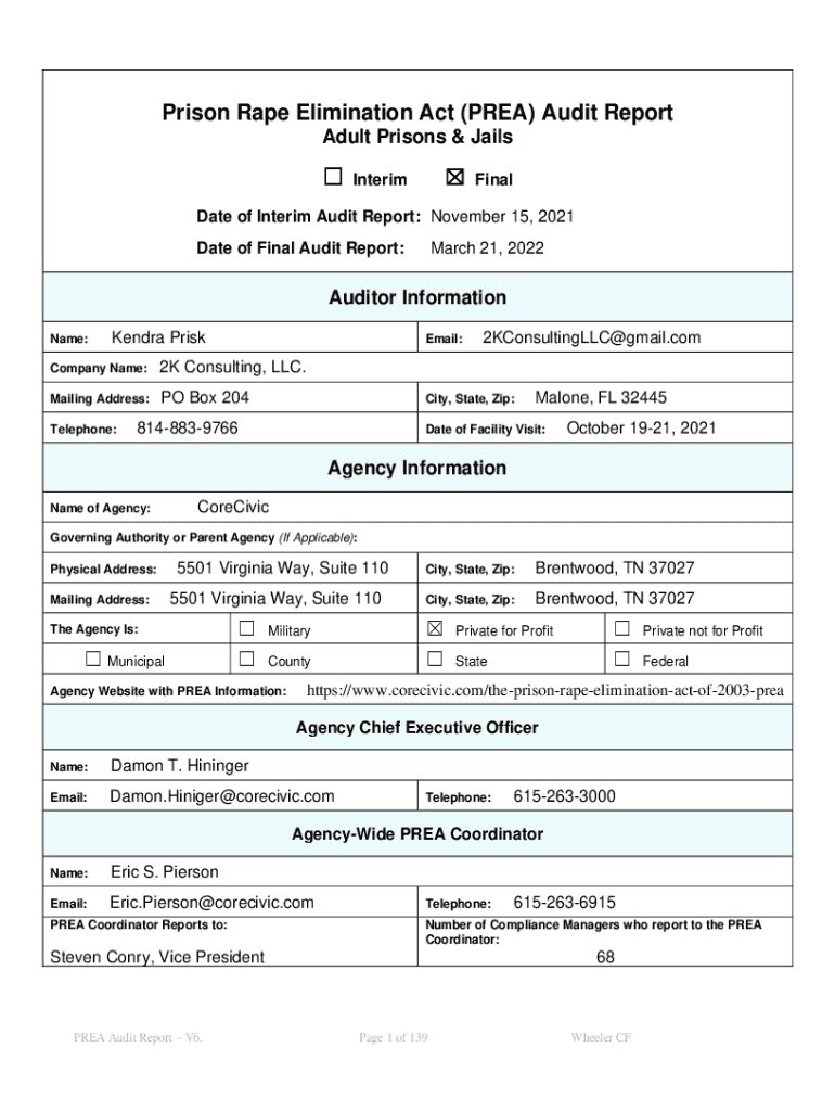 Fillable Online gdc ga www.ncdps.govmedia3535Prison Rape Elimination ...