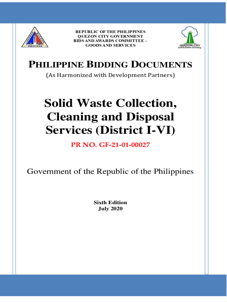 Fillable Online PDF Republic of the Philippines: Solid Waste Management ...