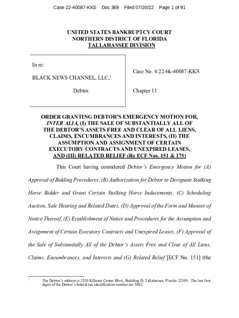 Fillable Online cases.stretto.com public x182UNITED STATES BANKRUPTCY ... Fillable Online cases.stretto.com public x182UNITED STATES BANKRUPTCY ...