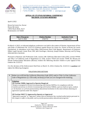 Fillable Online BPPE - Brows By Linnie. Brows By Linnie Fax Email Print ...