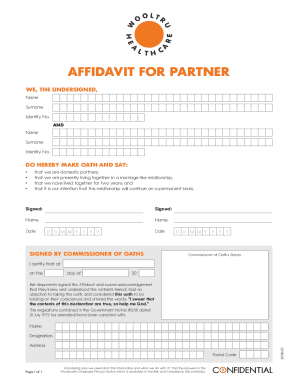 Fillable Online Affidavit Of Marital Status - Fill Online, Printable ...