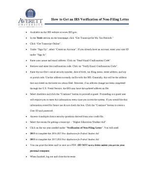 Fillable Online www.elmhurst.edu wp-content uploadsHow to Request IRS ...