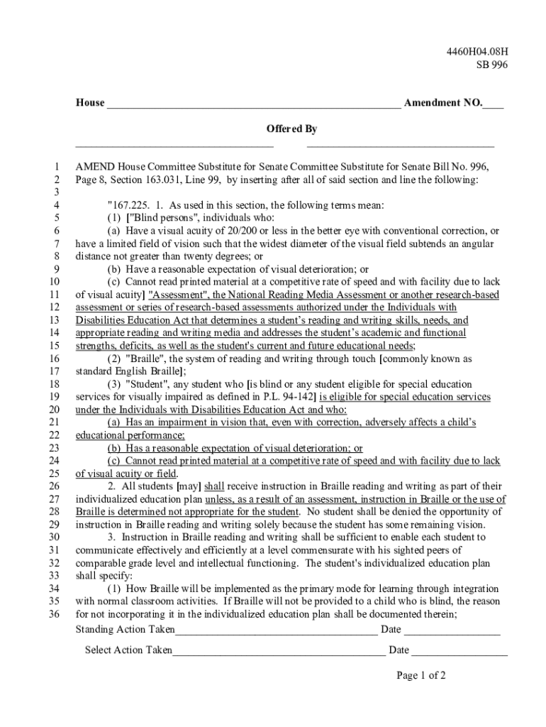 Fillable Online house mo The Bill of Rights (Amendments 1 - 10 ...