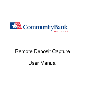 Fillable Online www.tdcanadatrust.comdocumentPDFTD Remote Deposit ...