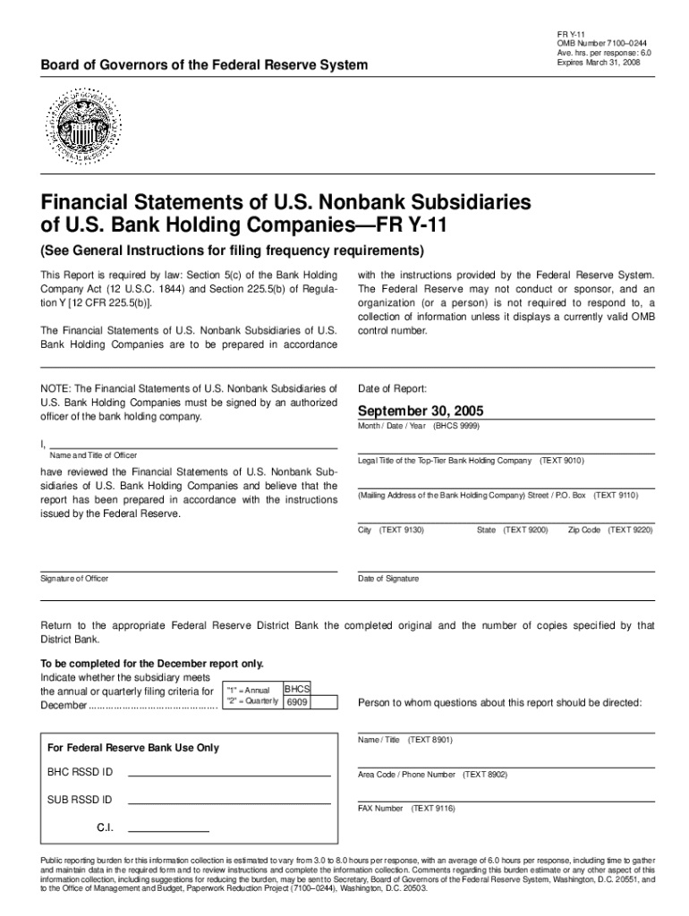 Fillable Online www.federalreserve.govboarddocsreportformsFinancial ...