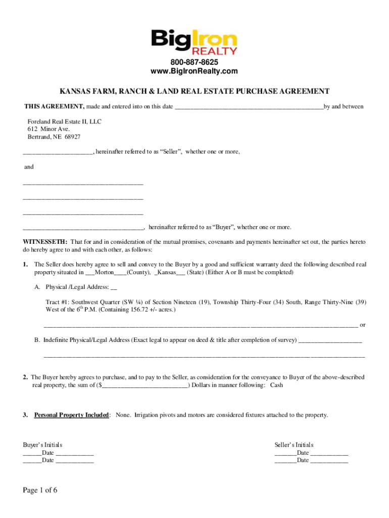 Fillable Online www.uslegalforms.comform-library485007-farmFarm Land ...