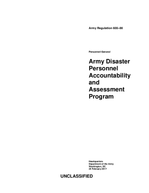 Fillable Online armypubs.army.milepubsDRpubsPersonnel Accounting and ...