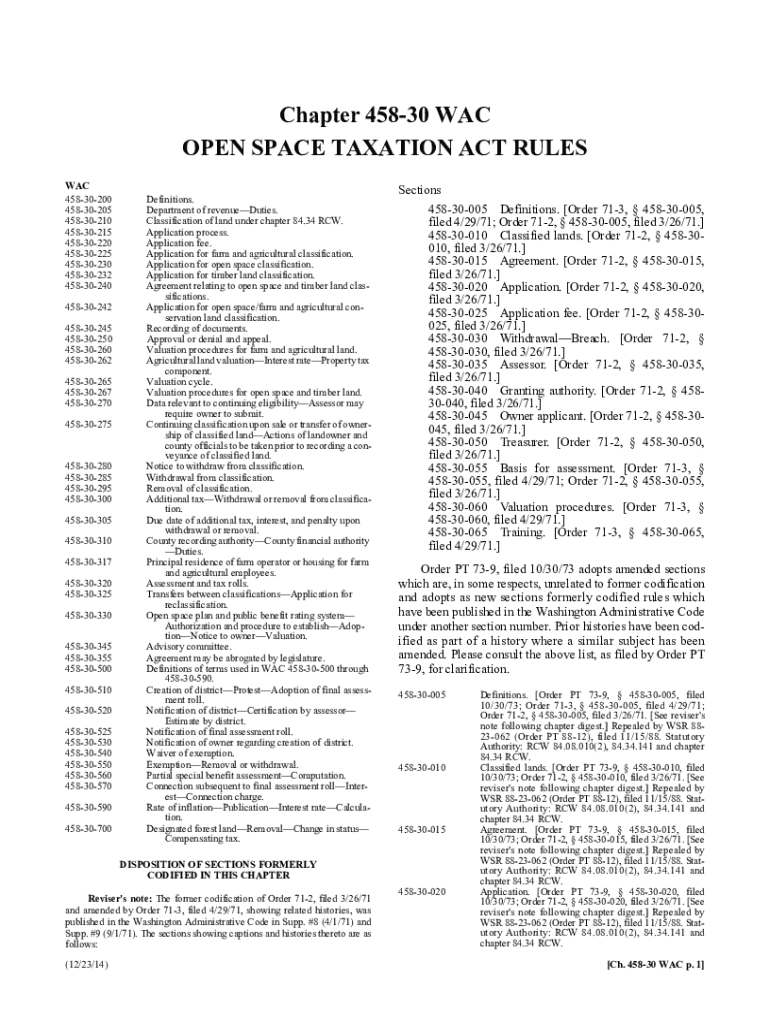 Fillable Online WAC 458 - 30CHAPTER.fm Fax Email Print - pdfFiller