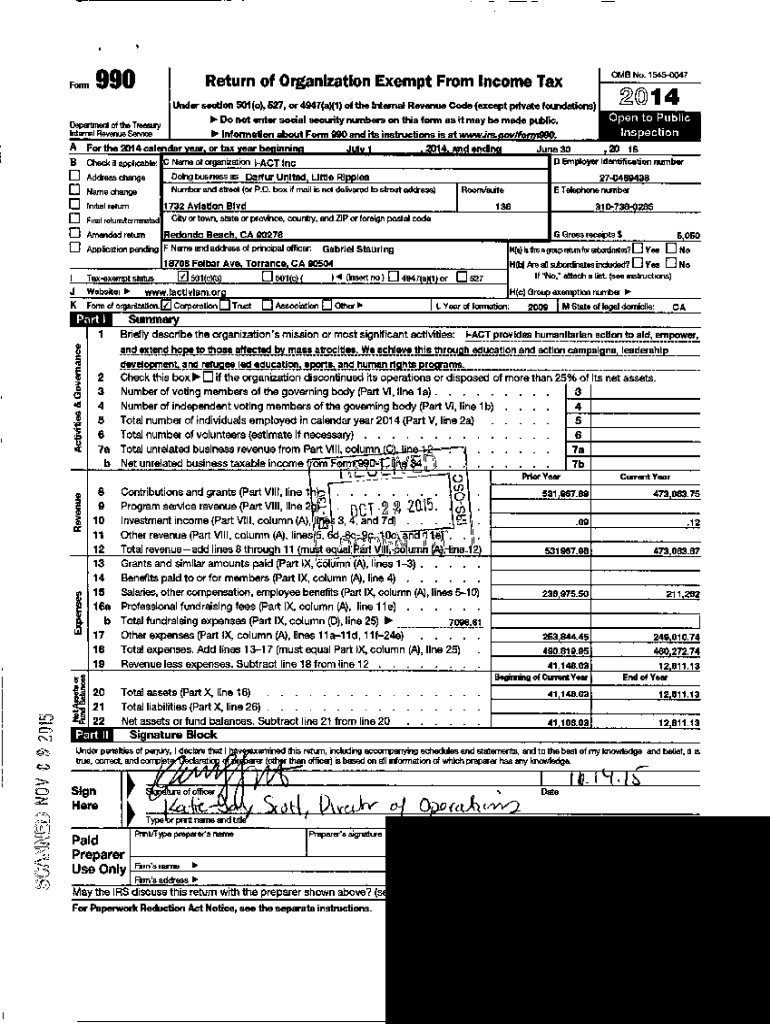 Fillable Online Under section 901(c), 527, or 4947(a)(1) of the ...