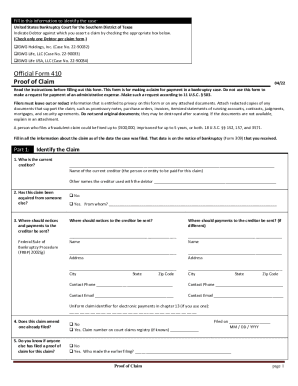 Fillable Online Bankruptcy Official Form 201 Voluntary Petition for Non ...