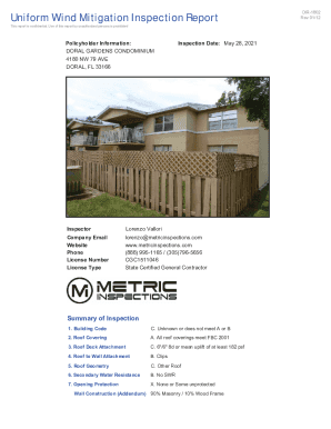 Fillable Online Mitigation Notices Inspections and Forms - myfloridacfo ...