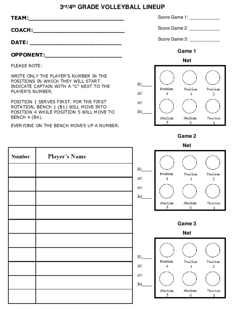 Fillable Online Volleyball Drills and Games for Students from K-12 ...