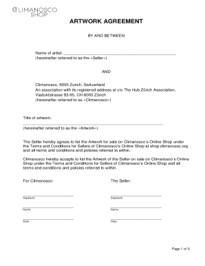 Fillable Online www.pandadoc.comart-commission-agreementFree Art ...