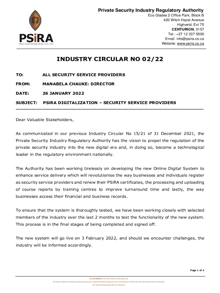 Fillable Online PSiRA update: Consumer obligations in terms of the ...