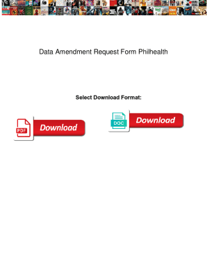 Fillable Online Data Amendment Request Form Philhealth. Data Amendment Request Form Philhealth ...