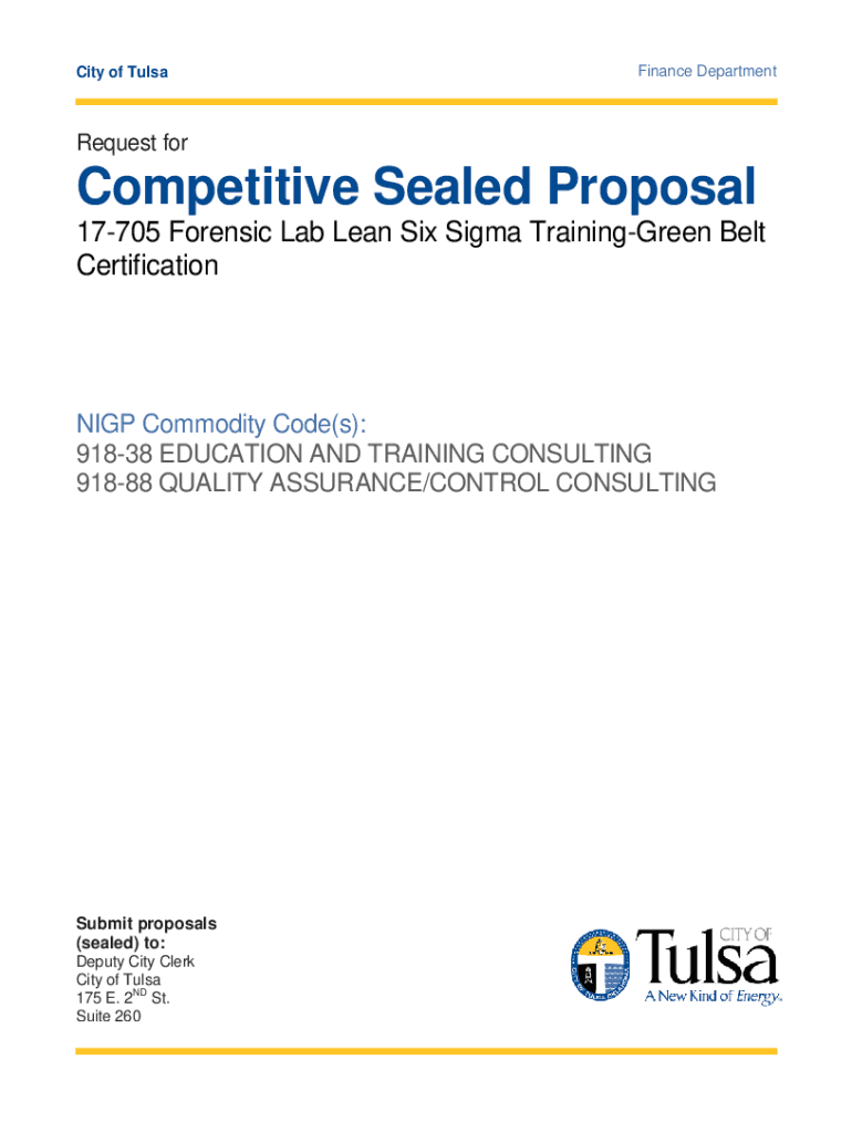 Fillable Online 17-705 Forensic Lab Lean Six Sigma Training-Green Belt Fax Email Print - pdfFiller