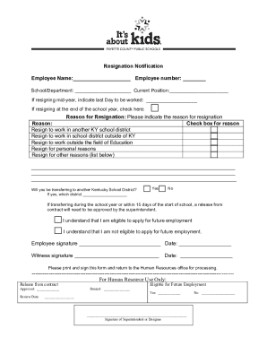 Fillable Online www.thebalancecareers.comresignation-letterResignation ...