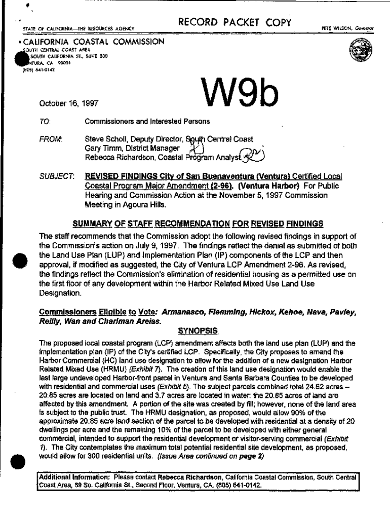 Fillable Online documents coastal ca vdocument.inpacket-record-packet ...