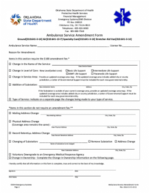 Fillable Online EMS Division Forms - Oklahoma Fax Email Print - pdfFiller