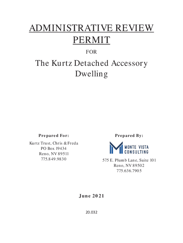 Fillable Online ADMINISTRATIVE REVIEW PERMIT Fax Email Print - pdfFiller