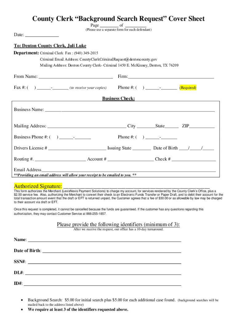 Fillable Online REQUEST FORM INFORMATION SHEET Fax Email Print - pdfFiller