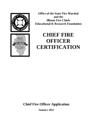 Fire Officer III Doc Template | pdfFiller