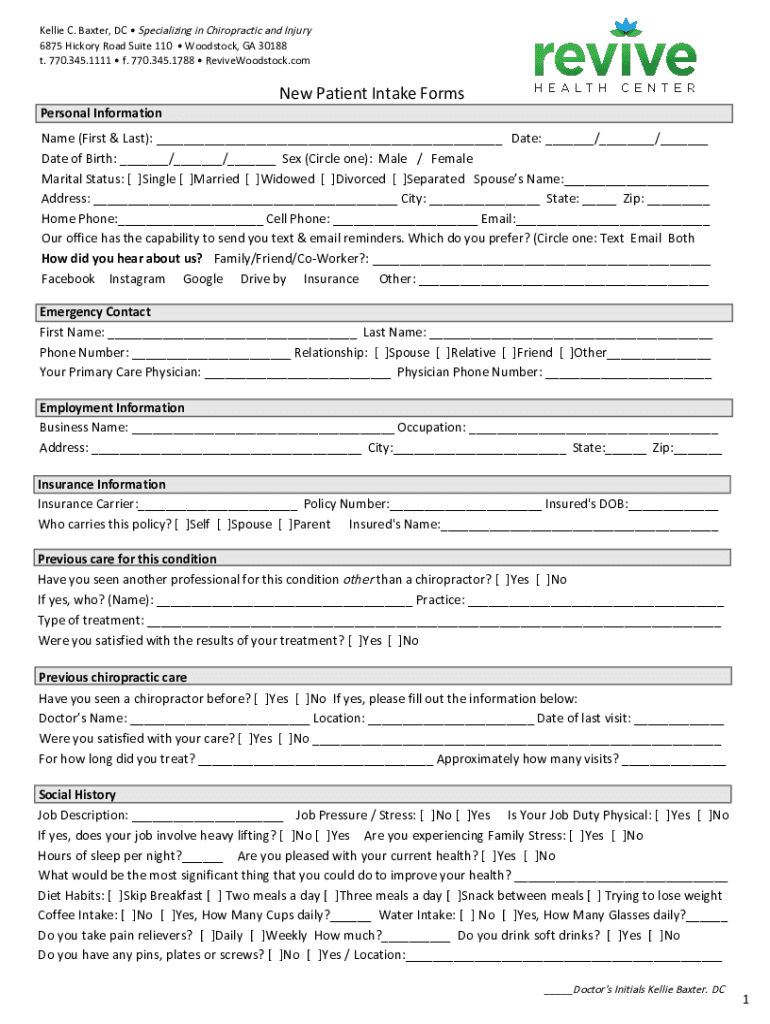 Fillable Online Downloadable forms for patients and employers ...